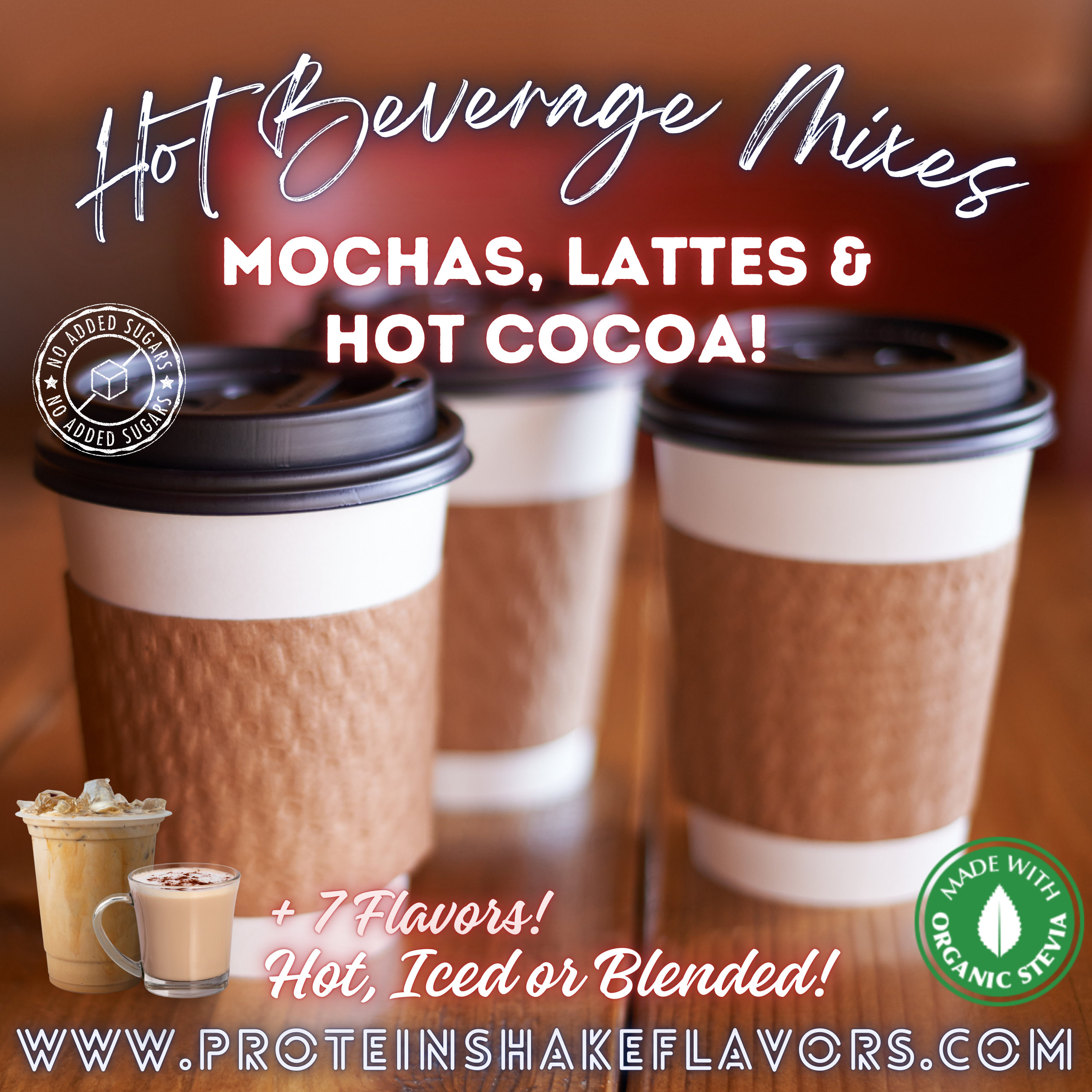 Protein Hot Drink Mixes 🌱 – Protein Shake Flavors