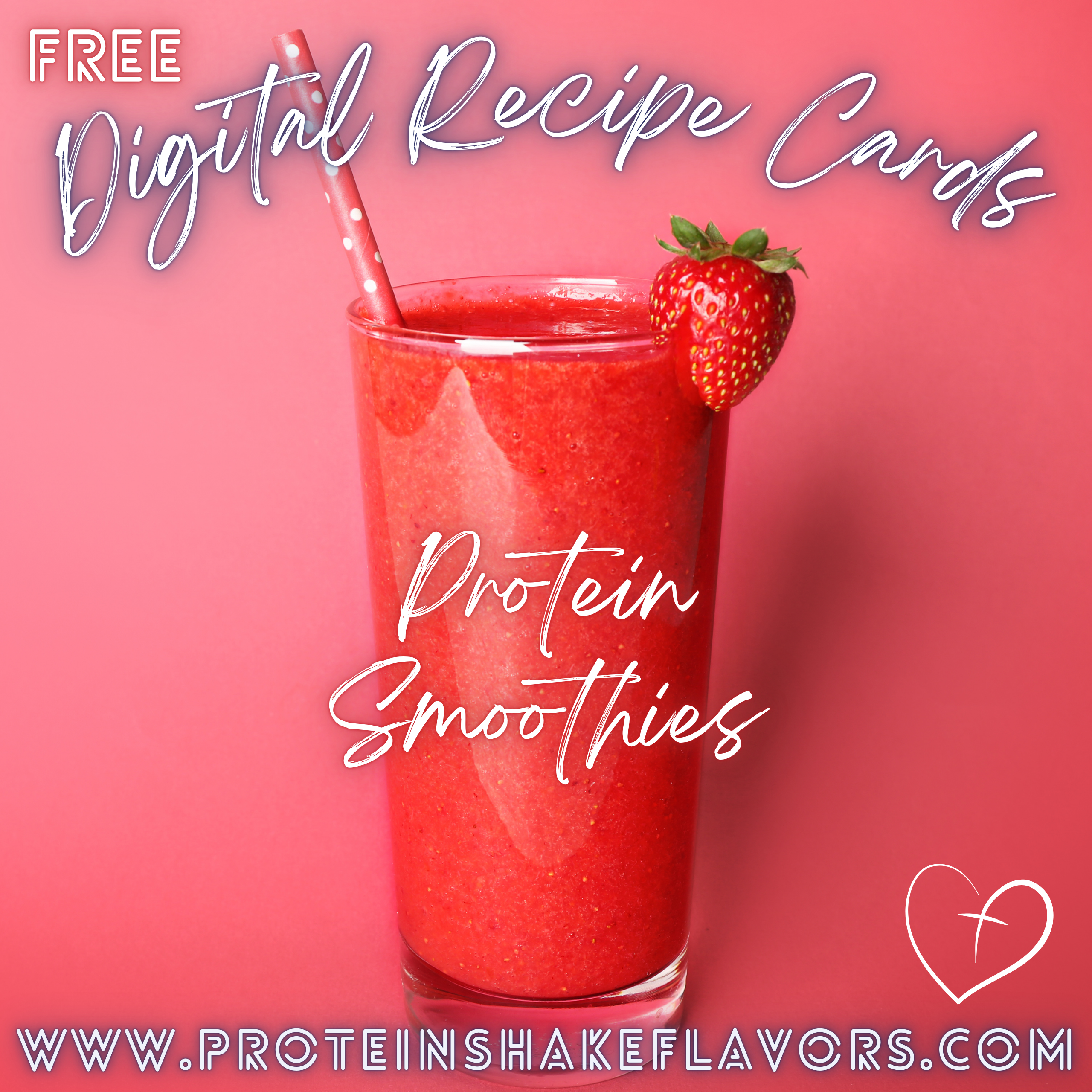 Protein Smoothie Recipe Cards 📇 – Protein Shake Flavors