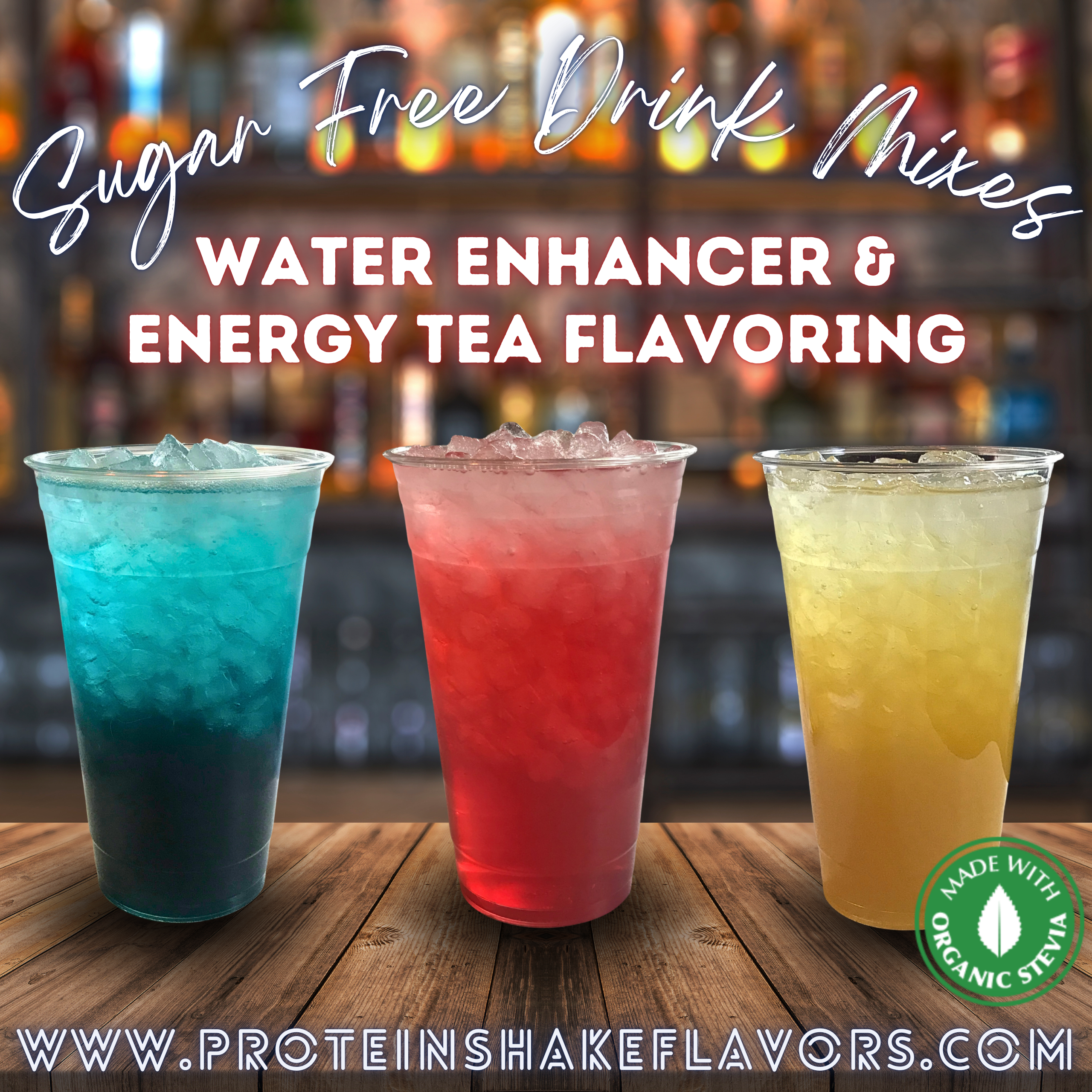 Sugar Free Drink Mixes – Protein Shake Flavors