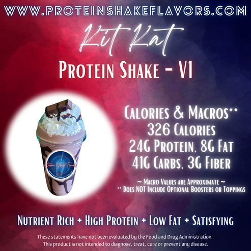 Protein Powder Shake Recipe: Kit Kat Meal Replacement Drink – Protein ...