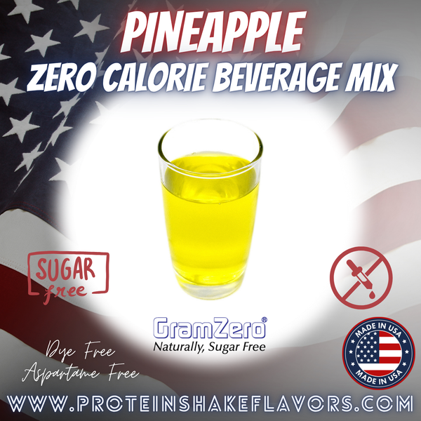 PINEAPPLE 🍍 Dye-Free Sugar Free Drink Mix Zero Calorie Beverage ...